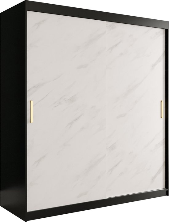 InspireMe - Kledingkast met 2 schuifdeuren, Modern-stijl, Een ...