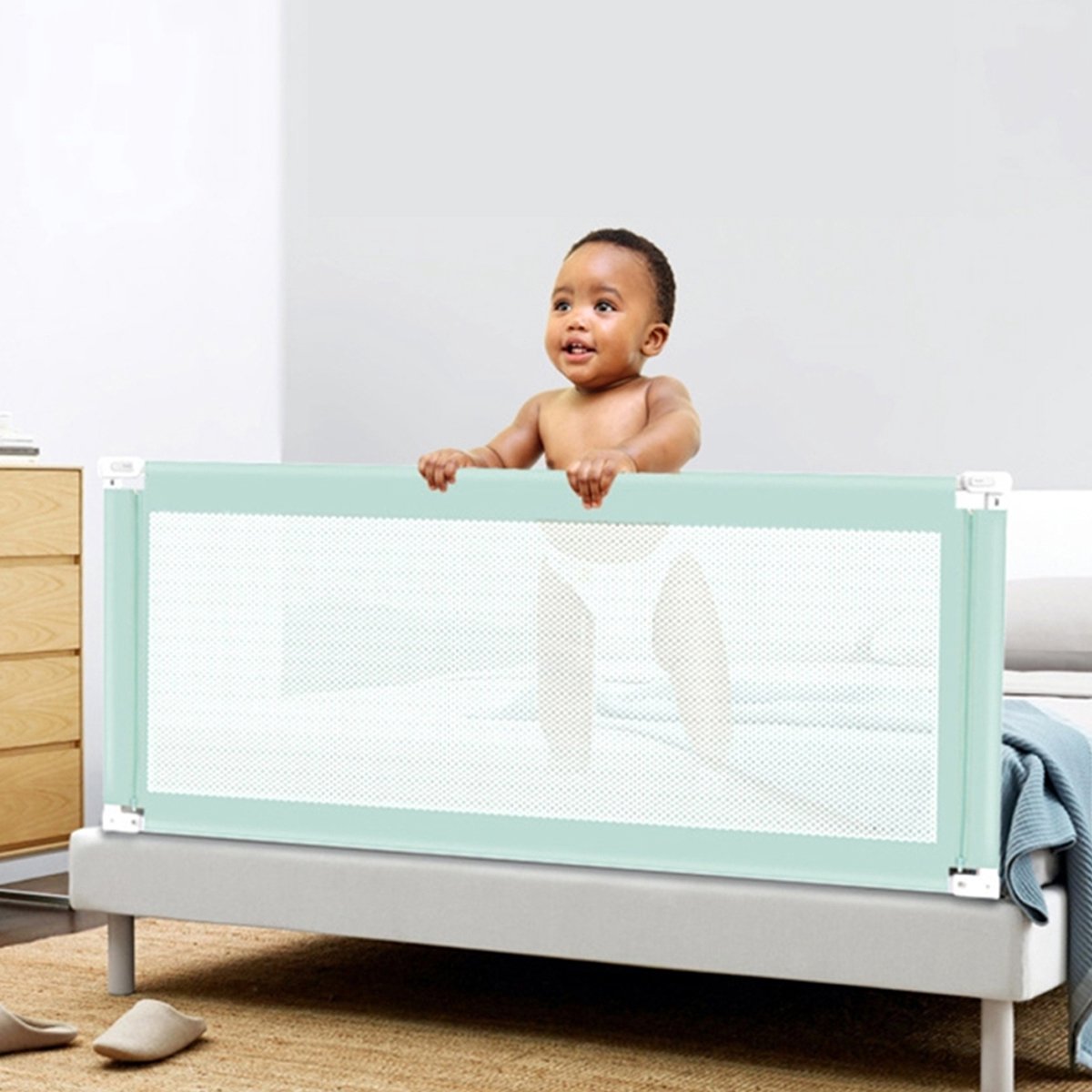 Barrière de Lit Kimbosmart - Barrières de Lit Amovibles - Hauteur ...