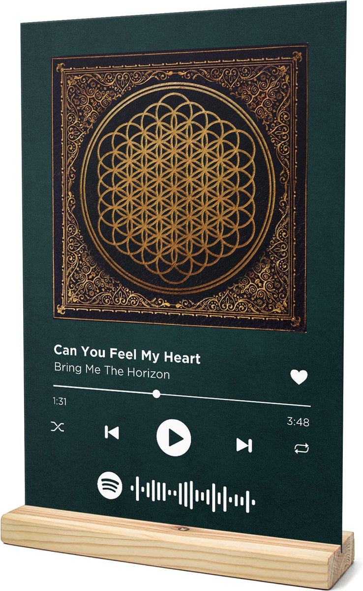 Songr Spotify Muziek Bordje - Can You Feel My Heart - Bring Me The ...