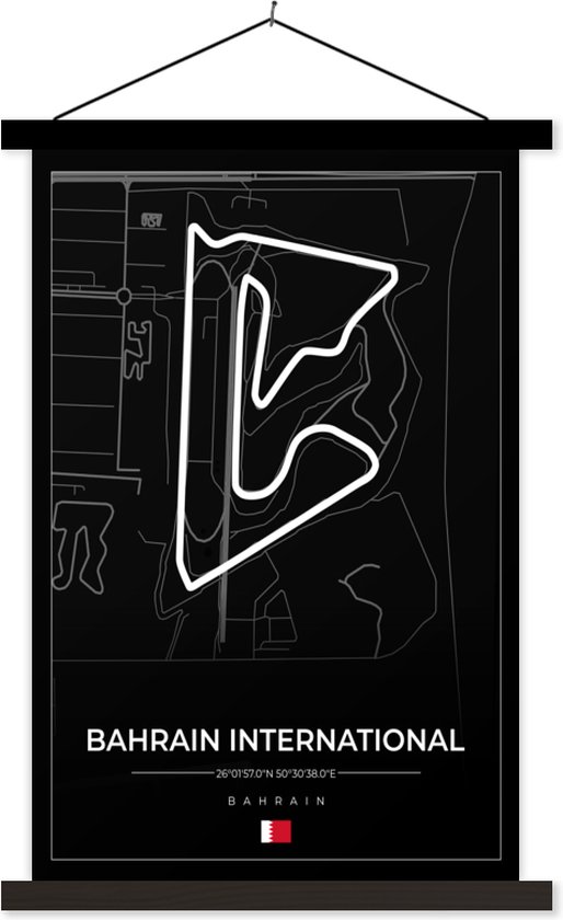 Posterhanger incl. Poster - Schoolplaat - Formule 1 - Racebaan ...