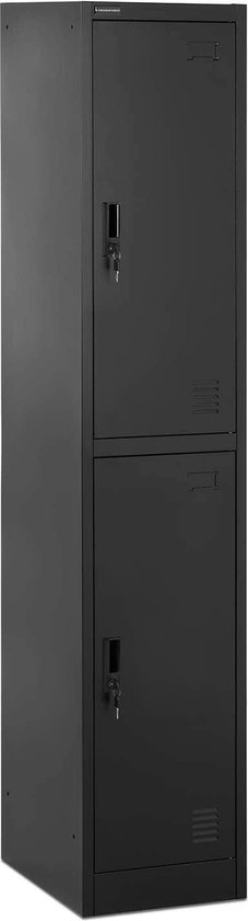 Lockerkast - 2 planken - afsluitbaar - 80 kg | bol.com