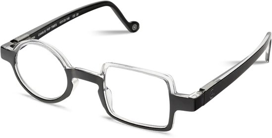 Leesbril Aptica Pop Times Charlie Black/White +3.00 | bol