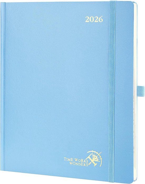 Agenda 2026 Hardcover Weekoverzicht Groot (A4) Jaarplanner Verticaal ...