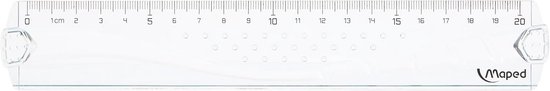 Geometrische Liniaal 20cm voor Precisie en Comfort | bol