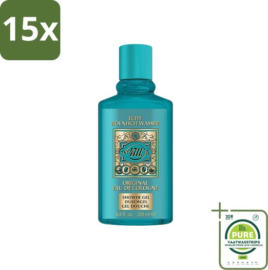 15 x 4711 - Echt Kölnisch Wasser - Douche Gel - Original Eau De Cologne ...
