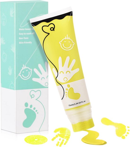 Afdrukset Hand- en Voetafdrukken Baby of Huisdier - Inclusief Spons ...