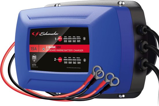 Slimme 2-in-1 Acculader voor 12V Accu's - Onderhoudslader voor Boot ...