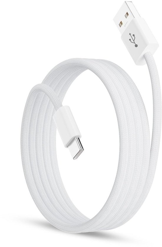 1 Meter USB A naar USB C Kabel voor Apple CarPlay & Android Auto ...