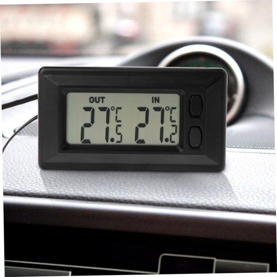 Digitale Auto Thermometer met Binnen- en Buitensensor ...