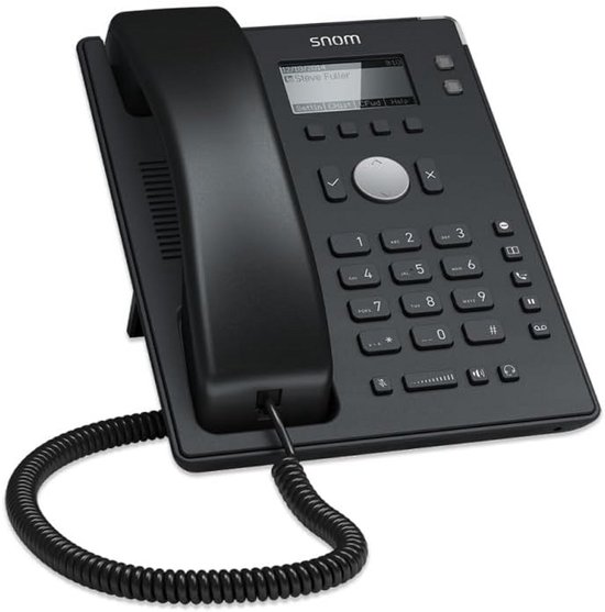 Professionele SIP IP-telefoon met PoE en Verlicht Grafisch Display ...