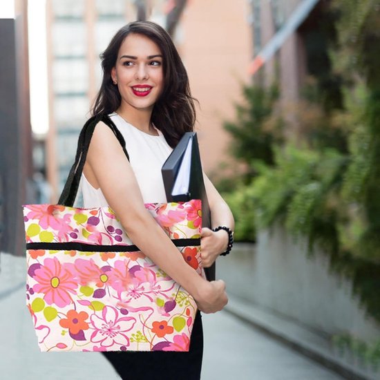 Opvouwbare Boodschappentas met Wielen - 2-in-1 Draagbare Winkelwagen | bol