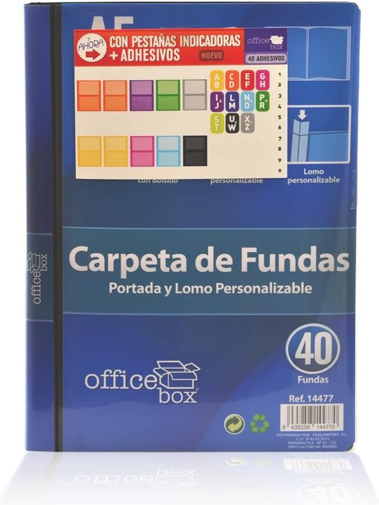 Personaliseerbare Harde Hoezen A4+ en A5 – Map met Zwarte Rug voor ...