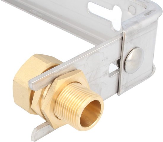 Watermeter set met verstelbare beugel voor huiswatermeter 190 mm | bol