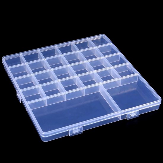 Egoods - Sorteerdoos Plastic met Deksel, Duidelijke Transparante ...