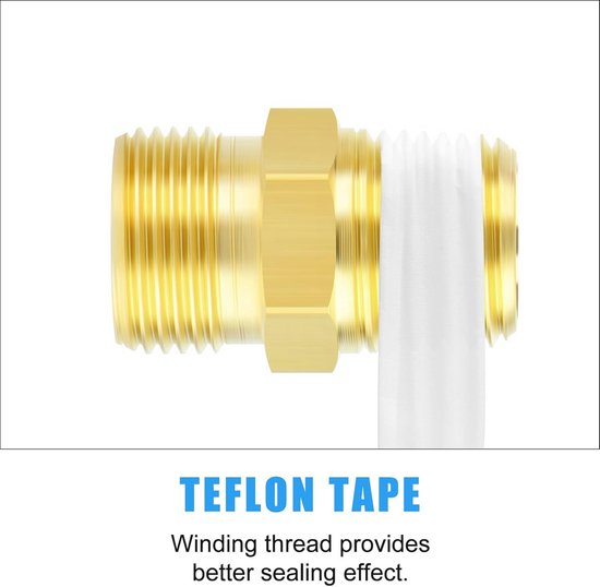 8mm OD x 1/2" BSP Messing Compressie Buis Unie Connector - Set van 2 | bol