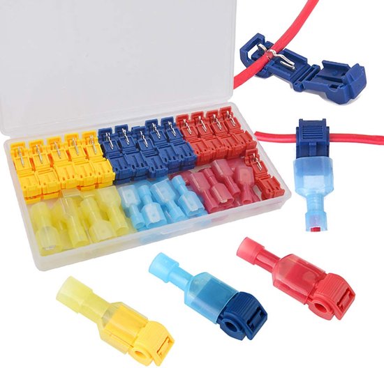 60PCS Premium T-Tap Wire Connectors - T-Tap Electrical Connectors en ...