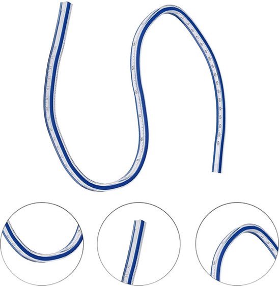 Plastic Flexible Curve Ruler Measuring Instrument for Drawing Painting ...