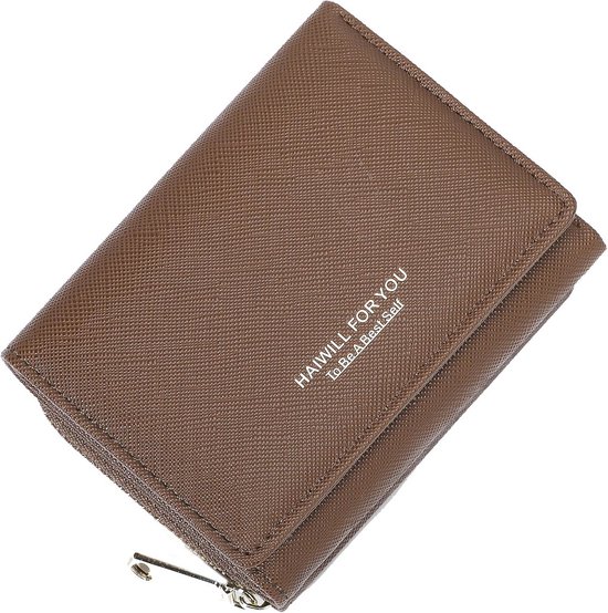 Mini Leren Portemonnee Dames - Kleine Portemonnee met Grote Capaciteit ...