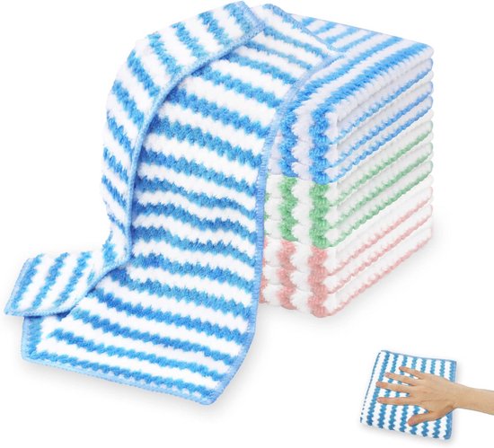 Herbruikbare absorberende vaatdoeken - 10 stuks, multifunctionele ...