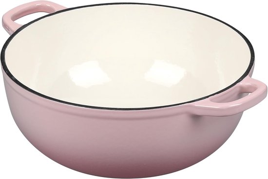 Gietijzeren Braadpan met Deksel voor Zuurdesembrood en Slow Cooking - 5 ...