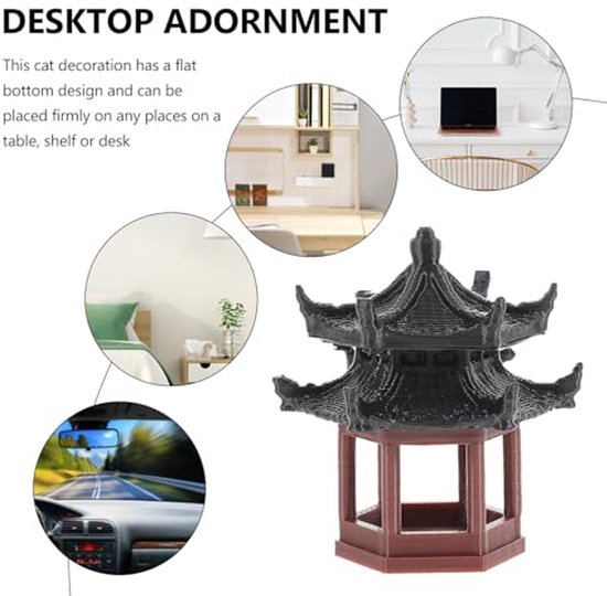 Miniature Pavilion Decoration, Japanese Mini Pagodas, Miniature Garden ...