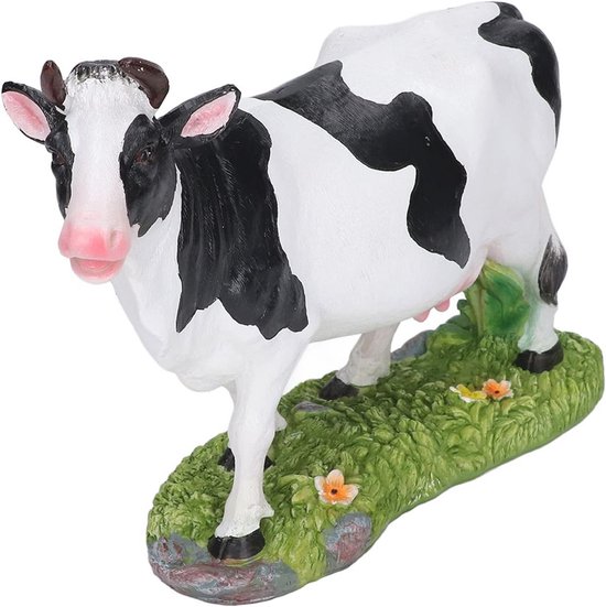 Outdoor Koe Beeld Tuin Decoratie Dier Standbeeld Collectible Beeldjes | bol