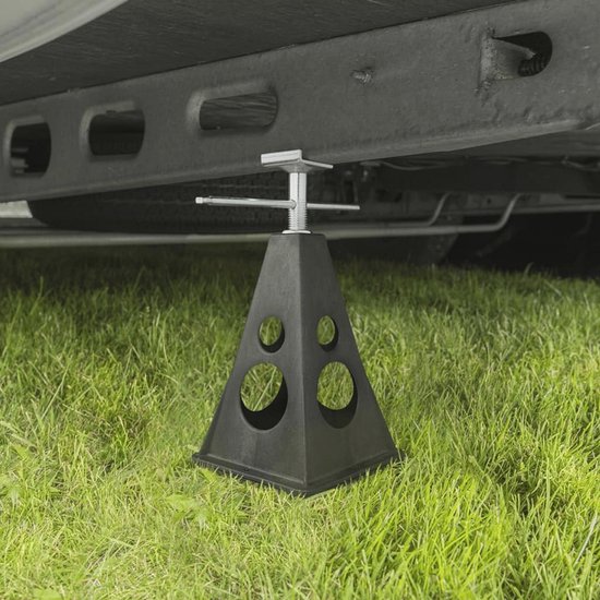 Steunbokken set van 4 voor caravans en aanhangers - Veilig en ...