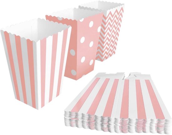 Popcorn Zakjes - 60 Stuks Voordelige Snoepbakjes voor Feestjes | bol