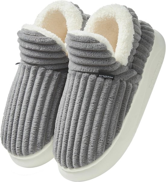 Dames Slippers Warm Winter Fuzzy Zachte Pluche Pantoffels Antislip ...