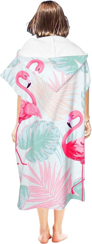 Dames Bad Poncho van Microvezel - Ultralichte Poncho voor Surfen ...
