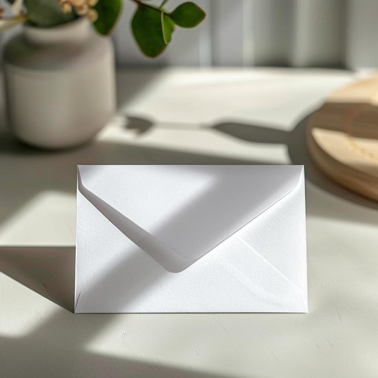 25 Witte Enveloppen 140x190 mm voor Kaarten tot 13x18 cm - Bruiloft en ...