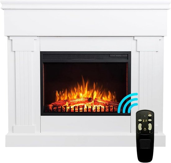 Elektrische Open Haard met Sfeervolle LED Verlichting en ...