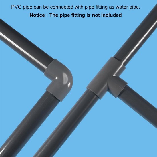 Harde Ronde PVC Buis - Diverse Maten en Kleuren voor Waterleiding en ...