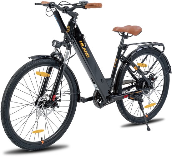 Hiland 26 Inch Elektrische Fiets (E-Bike) voor Dames & Heren - 36V 7 ...