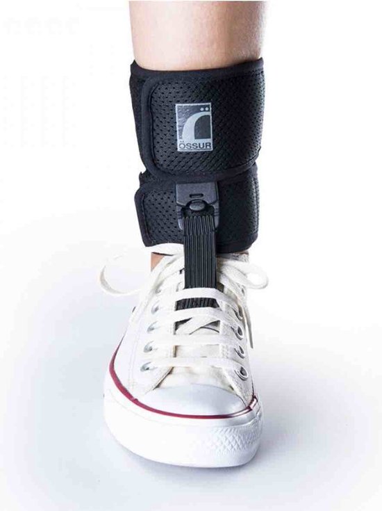 Ossur Foot up Klapvoet Orthese - Large (enkelomvang 22-26 cm) - Zwart | bol