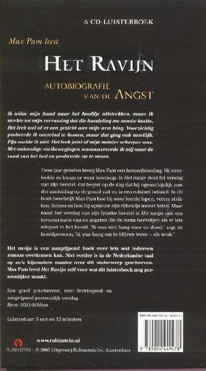 Het Ravijn 6 Cd Luisterboek, Max Pam | 9789054449478 | Boeken | bol.com