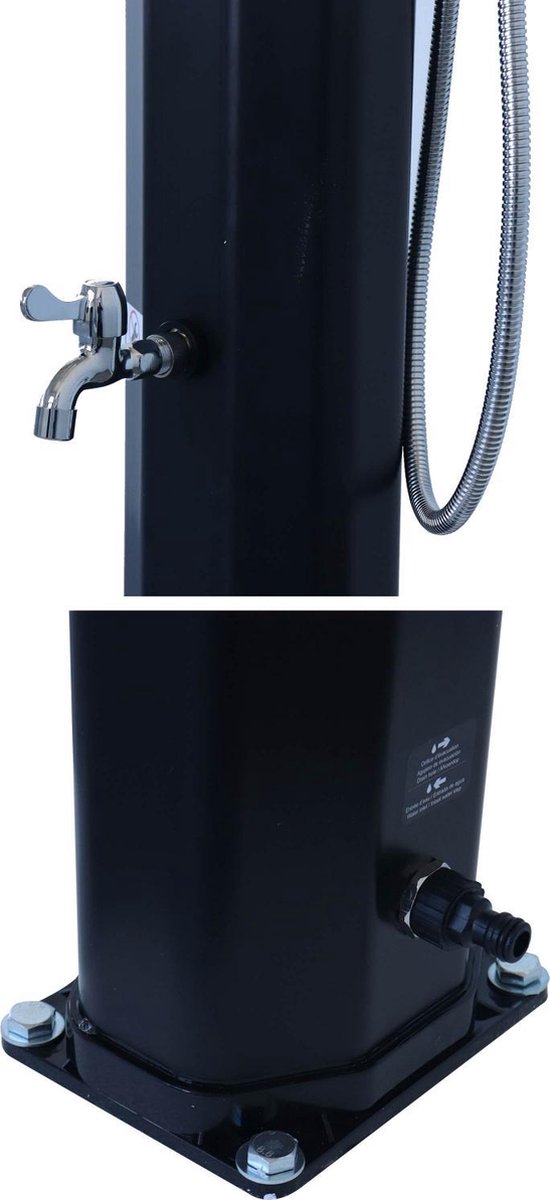 Solar buitendouche 20L, met mengkraan, voor bij hetzwembad, op het ...