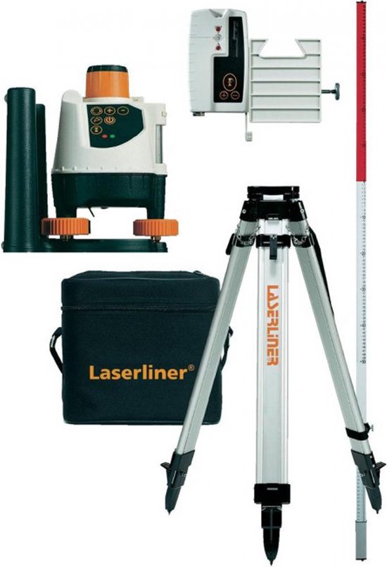Laserliner BeamControl-Master 120 Set Rotatielaser incl. statief en ...
