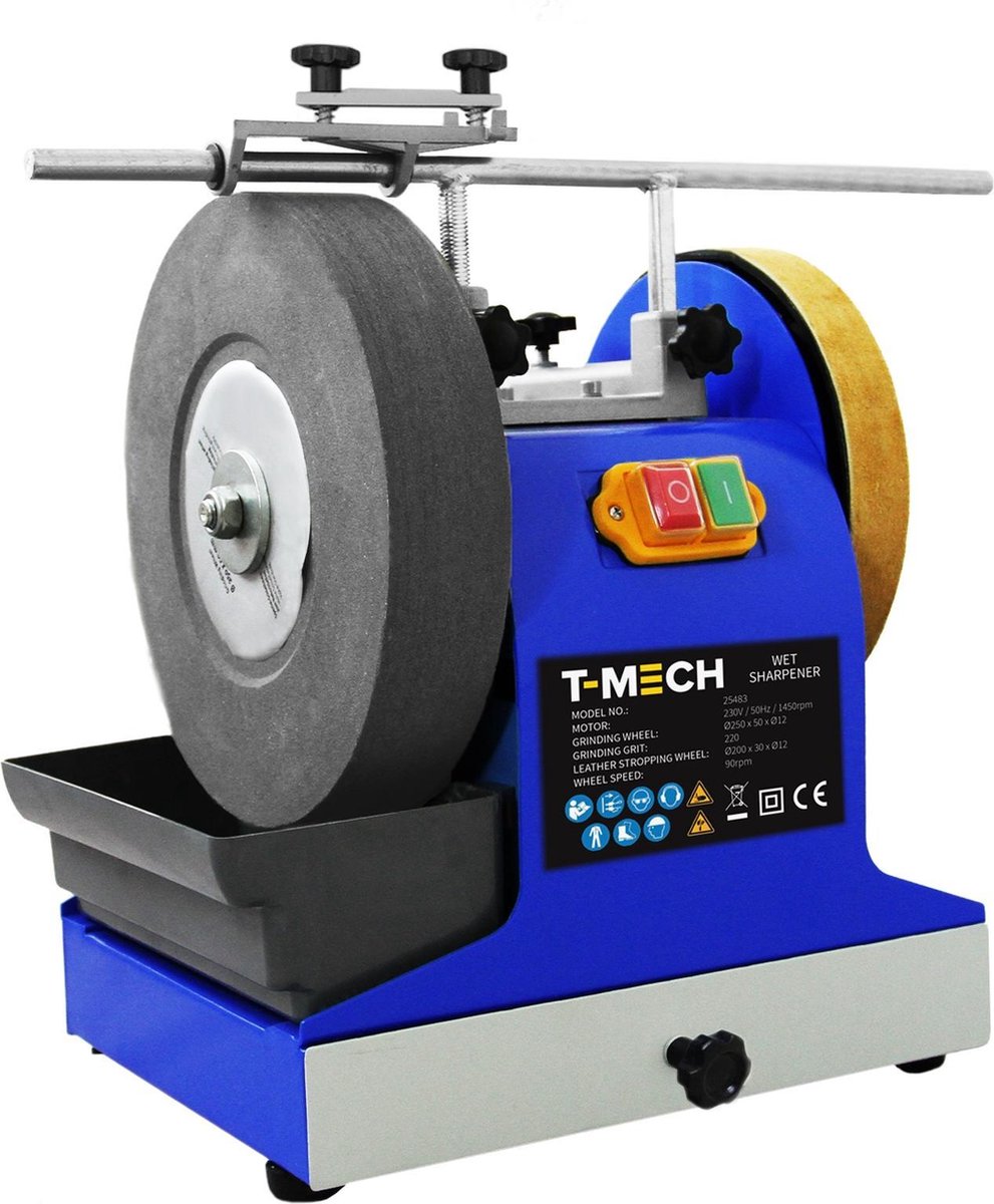 T-Mech Slijpmachine - 230V - 200 W motor - GRATIS oliesteen ...