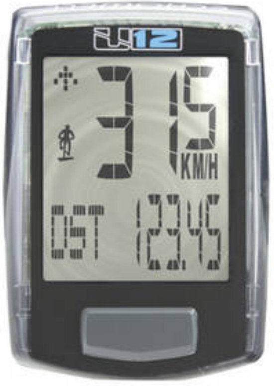 Echowell U12 - Fietscomputer - 12 functies - Bedraad - Transparant | bol.com