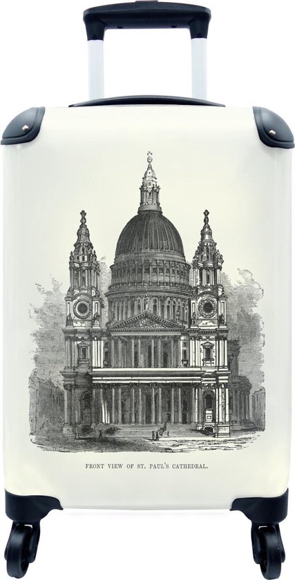 Valise - Ancienne illustration de la Cathédrale St Paul en Angleterre ...