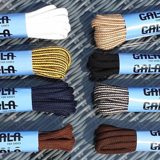 Dikke ronde werkschoen veters - Donker bruin, .70cm | bol