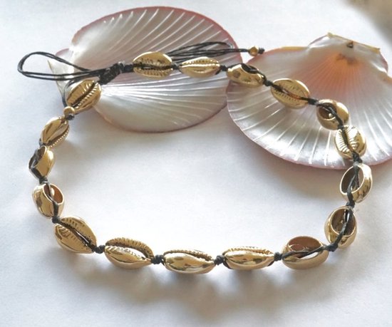 Schelpjes Choker goudkleurig | bol