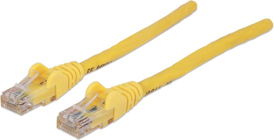 RJ45 mâle vers RJ45 mâle, 20 m (70 ft), jaune | bol