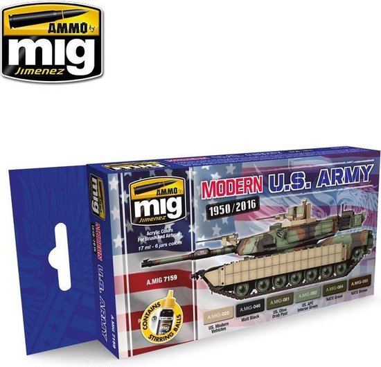 Mig - Modern Usa Army Colors (Mig7159) - modelbouwsets ...