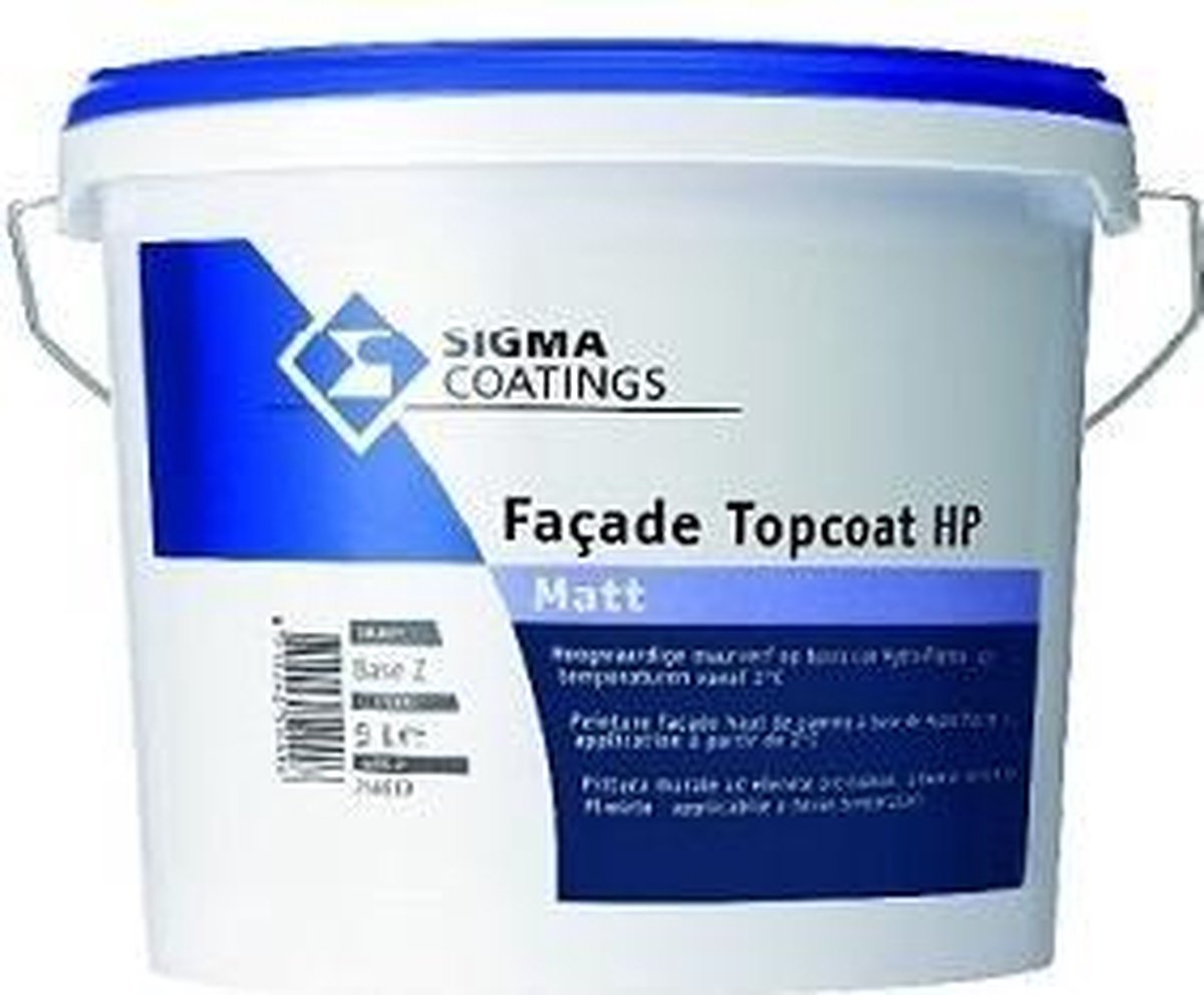Sigma Facade Topcoat Matt RAL 9010 Gebroken wit 10 Liter | bol.com