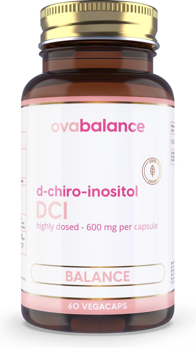 D-Chiro-Inositol (DCI) 600 mg - 60 capsules | bol