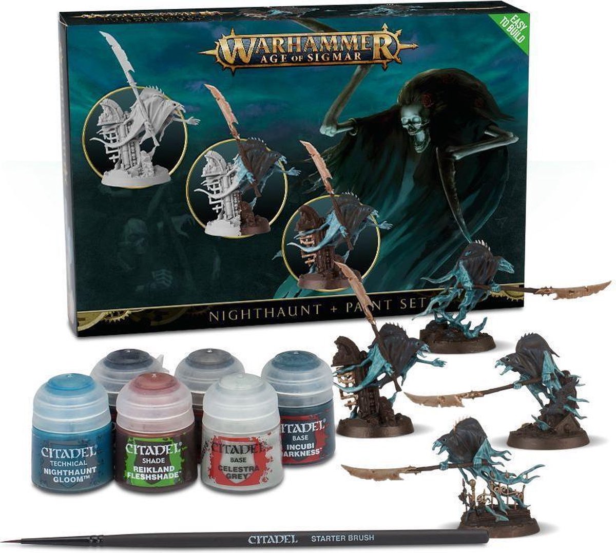 Warhammer age of sigmar Nighthaunt + paint set | bol.com