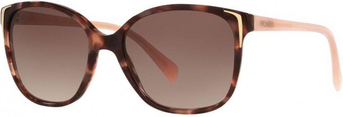 Prada zonnebril Spotted Brown Pink PR 010S | bol