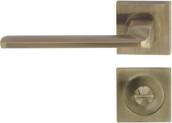 DOOR HANDLE SET BRONZE WC-BADKAMER MET TIME-QR M3 | bol